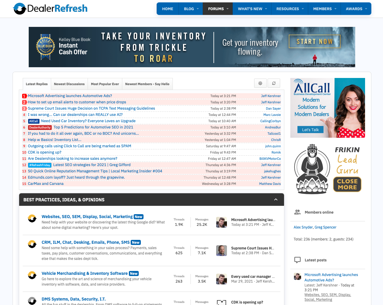 Advertise – DealerRefresh | DealerRefresh Automotive Dealer Forums